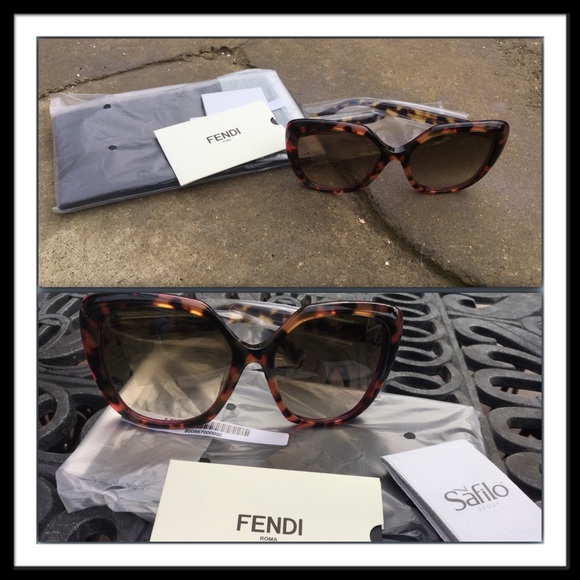 Fendi | Accessories | Fendi Womens Sunglasses Redbrown Tortoise Shell ...